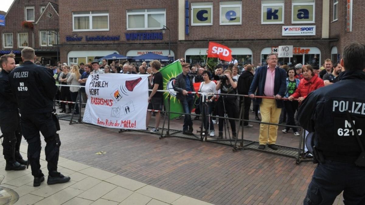 Gegendemo in Meppen: „AfD ist rechtspopulistische