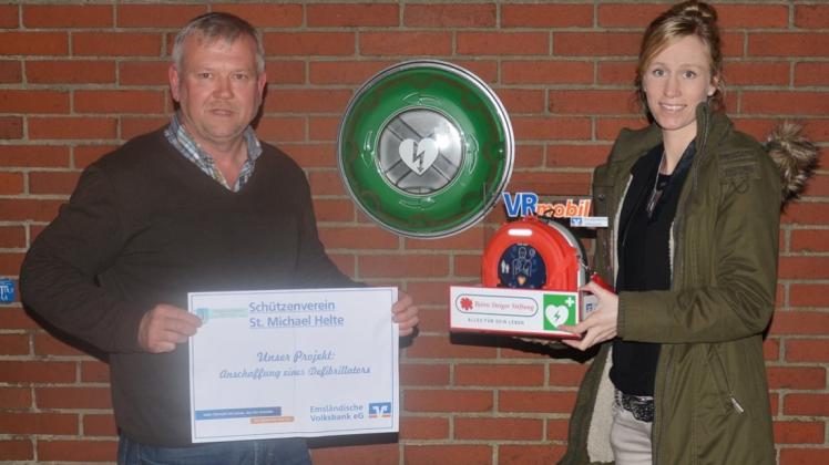 Defibrillator im Dorfgemeinschaftshaus