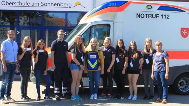 Schulsanitäter an der Oberschule in