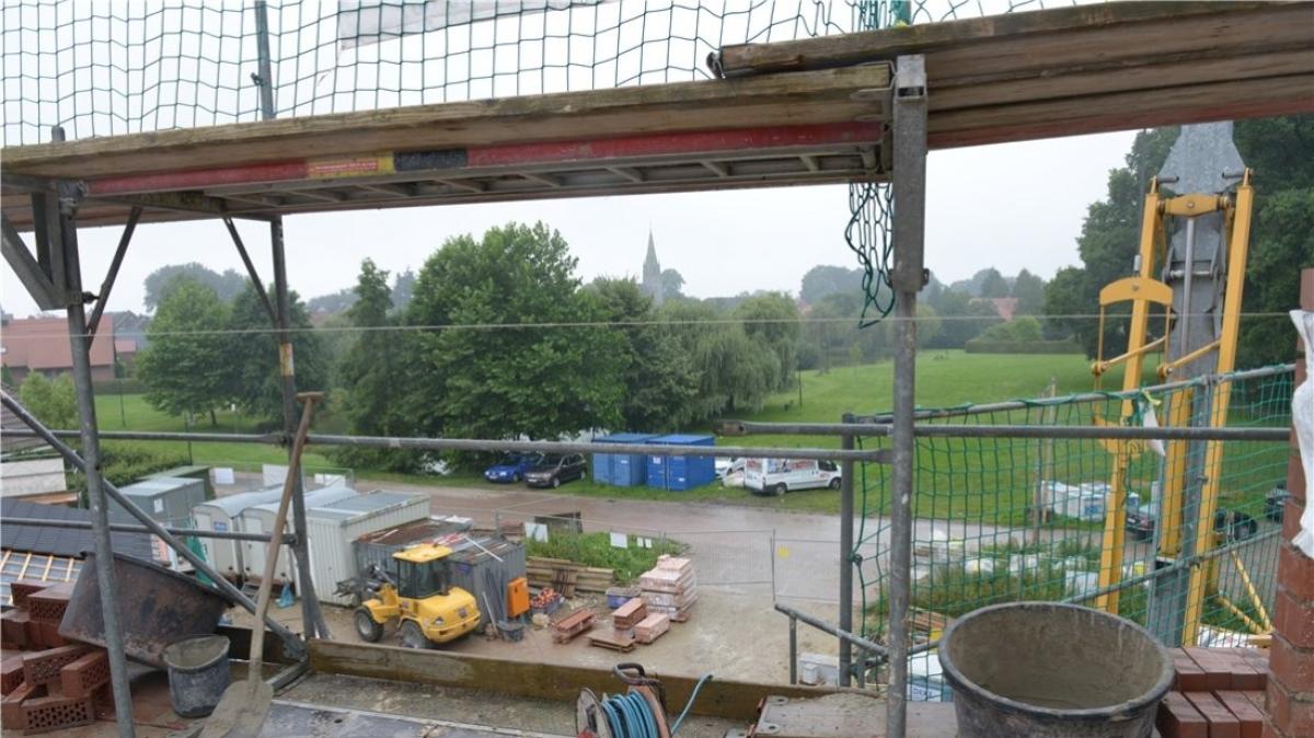 Gemeinschaftshaus Merzen: Richtfest steht kurz