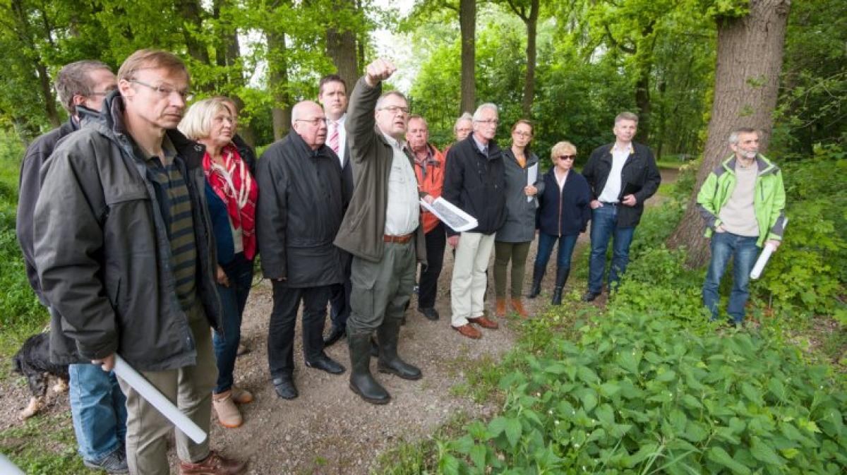 Bei Graftrundgang in Delmenhorst ist Ungeduld
