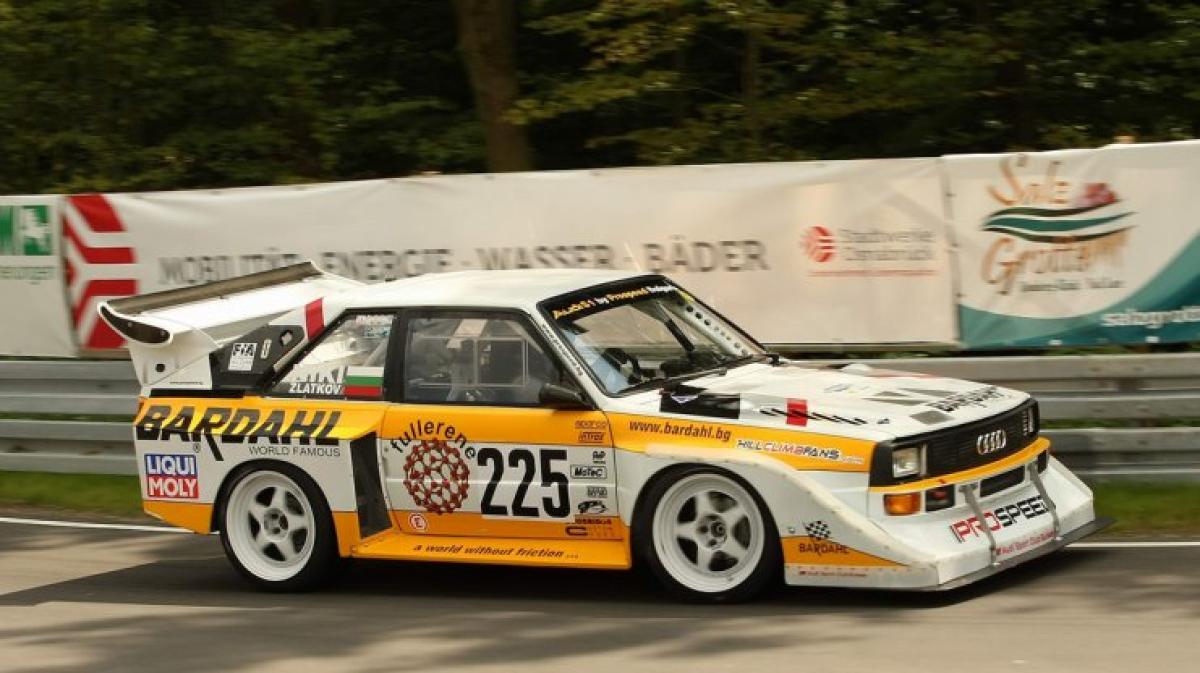 Audi-Klassiker beim Bergrennen am Uphöfener
