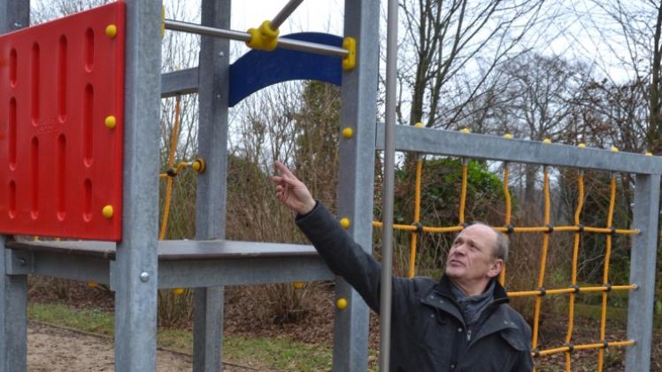 Spielplatz in Elmeloh: „Klettern viel zu