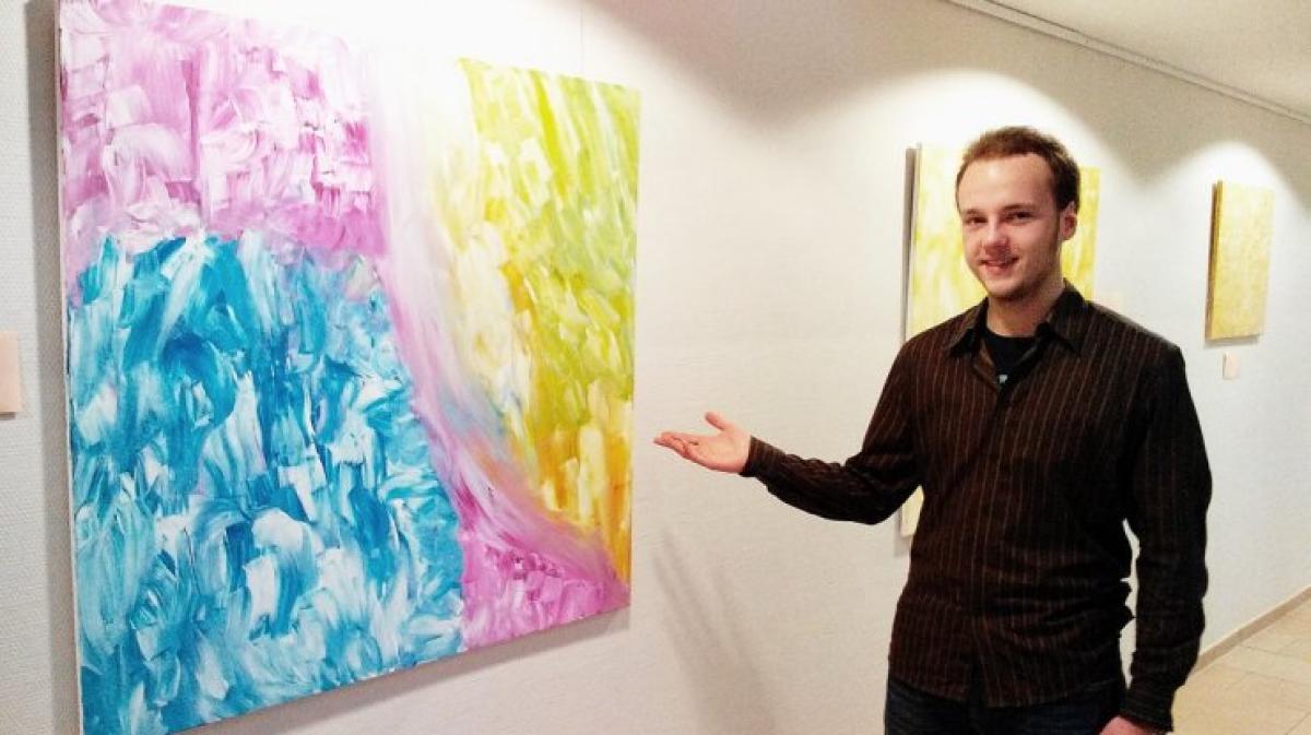 Tim Geißler stellt im Klinikum Melle