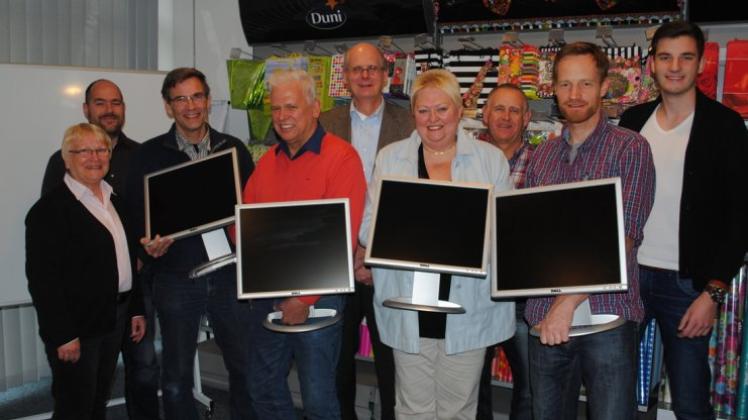 Duni spendet Flachbildschirme für Bramscher