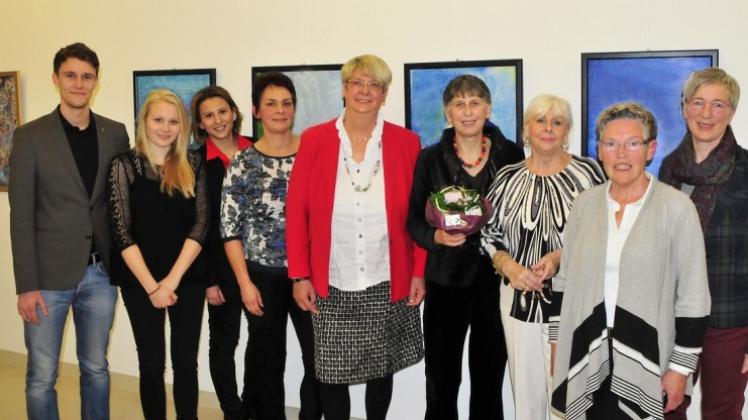 Quakenbrücker Malgruppe „Farbenrausch“ in der | NOZ