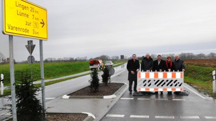 Der Verkehr kann in Spelle wieder