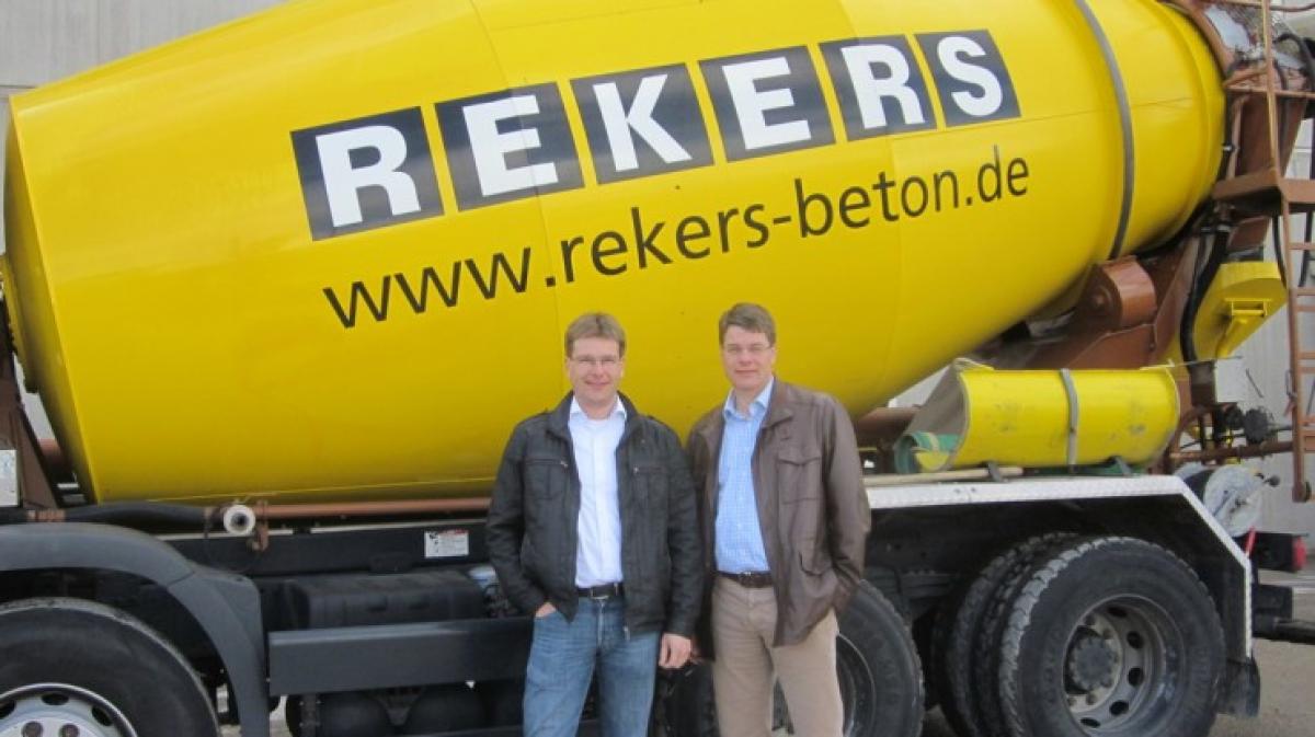 Gute Auftragslage beim Betonwerk Rekers in