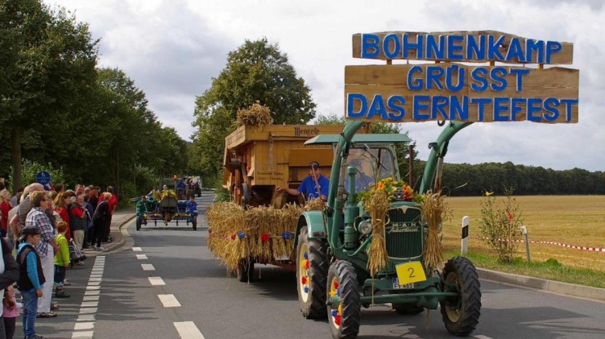 Erntefest mit Feuer und Pep