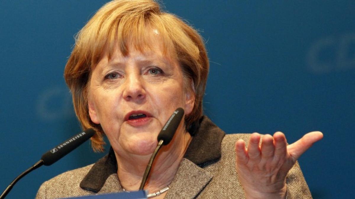 Bundeskanzlerin Merkel heute in