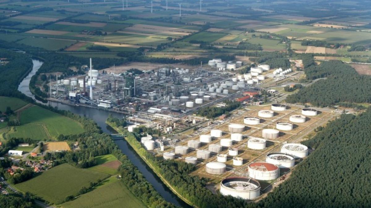 Fackeltätigkeiten bei BP-Raffinerie in Lingen