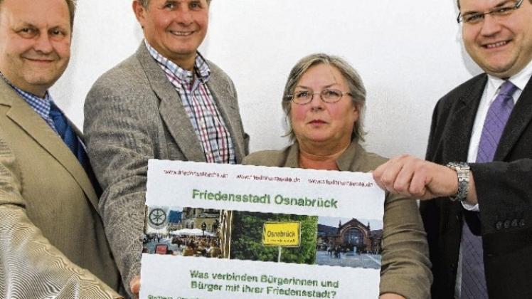 Friedensstadt: Nur ein Werbe-Slogan?