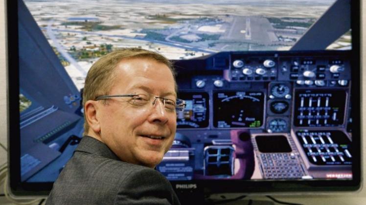 Flughafenchef auf dem Weg zum