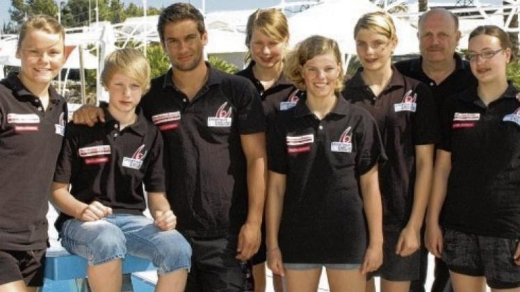 Schwimmer holen sich das Rüstzeug unter