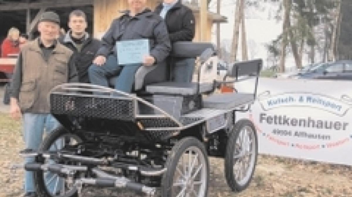 Benno Böhmann gewinnt neue Kutsche