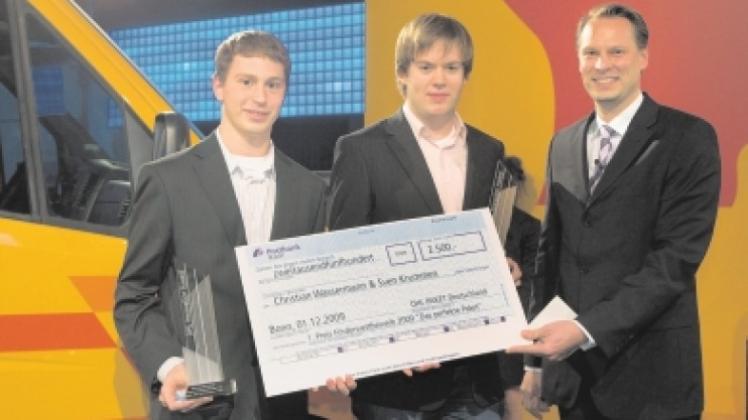 DHL-Förderpreis für Christian Wassermann und Sven | NOZ