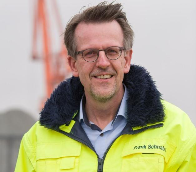 Frank Schnabel plant das LNG-Terminal in Brunsbüttel schon seit