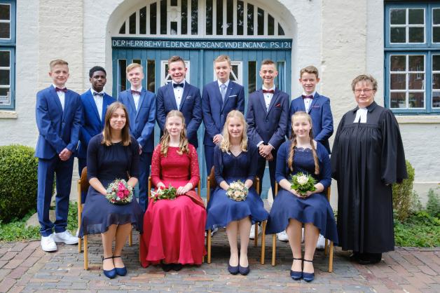 Fotos von den Konfirmanden in Delmenhorst, Ganderkesee und Stuhr