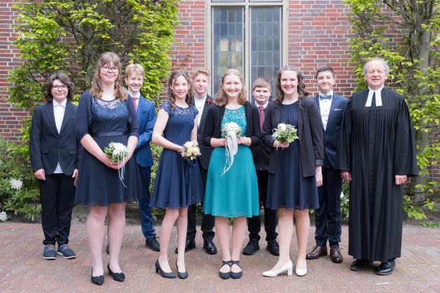 Fotos von den Konfirmanden in Delmenhorst, Ganderkesee und Stuhr