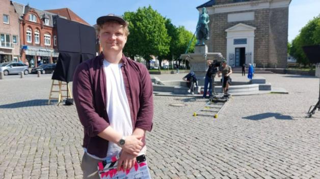 Deutsch-Dänischer Film auf Husumer Marktplatz gedreht