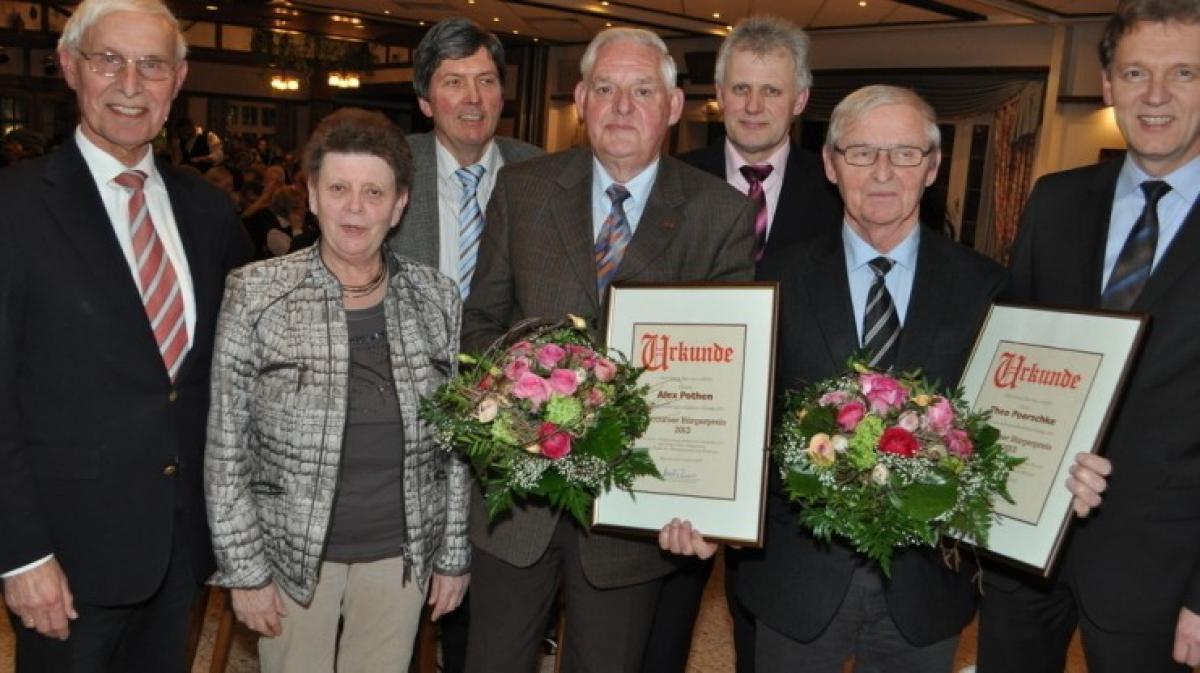 Baccumer Bürgerpreis 2013 für Alex Pothen und Theo