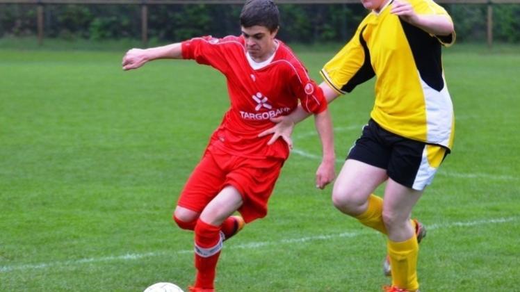 Behindertenfußballer von Eintracht Schepsdorf mit einem Bein im | NOZ