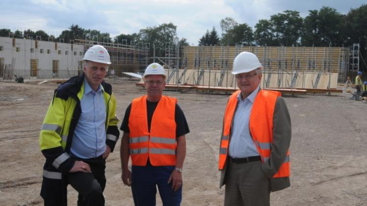 Bau der Emslandarena in Lingen „läuft nach