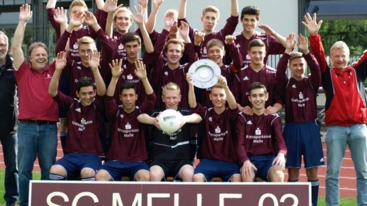 U-17-Fußballer des SC Melle steigen