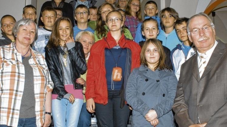 Junge Polen in Papenburg zu Besuch