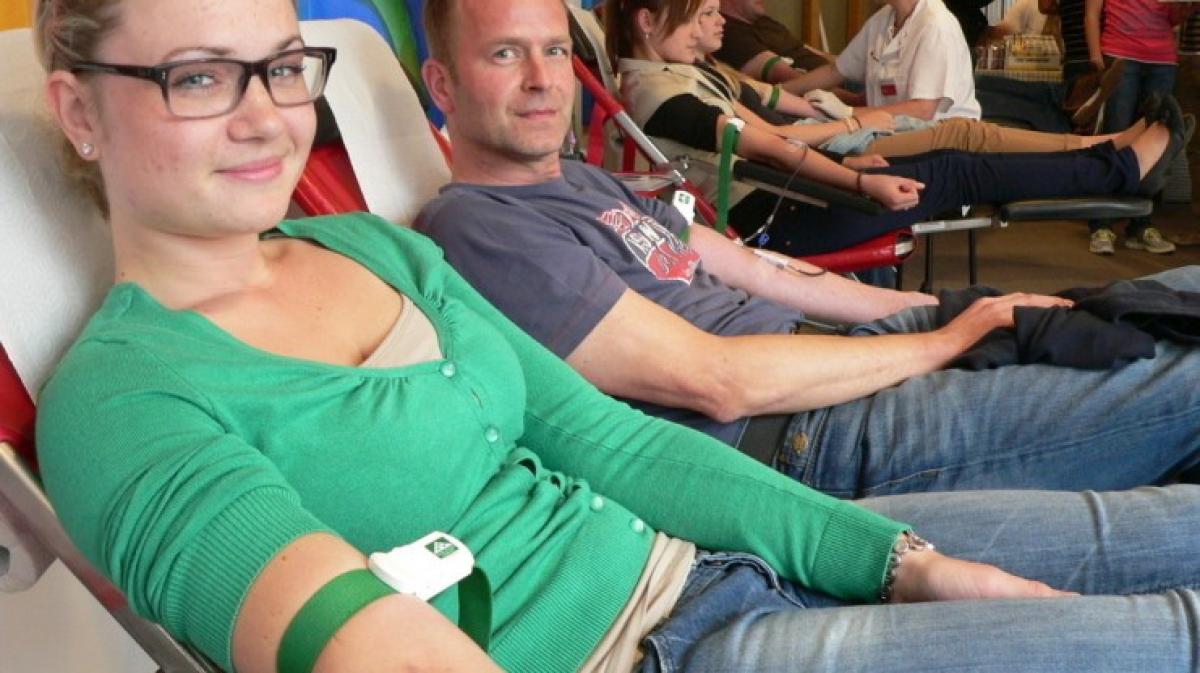 Besonderes Ambiente für die Spender in der