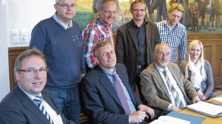 Horst Baier stellt sich den Mitarbeitern des Bersenbrücker