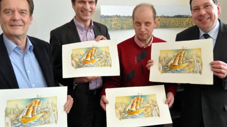 Kunst zum Jubiläum der Städtepartnerschaft von Melle und New | NOZ