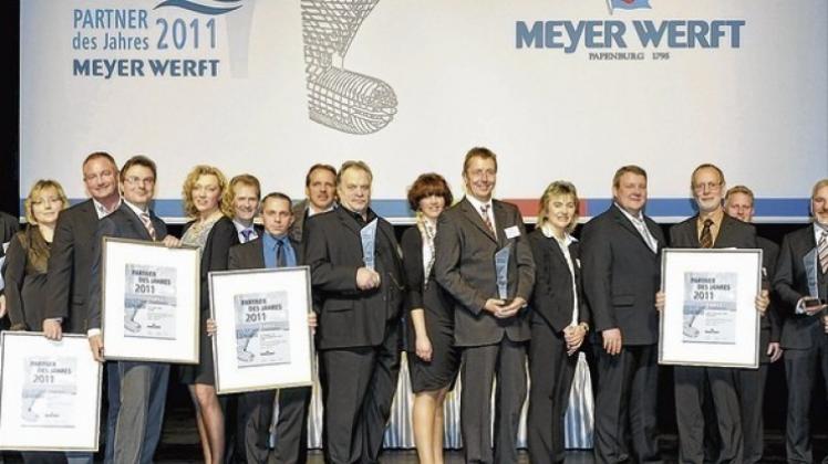 Meyer Werft ehrt Partner des Jahres | NOZ
