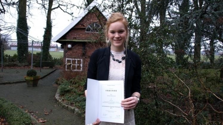 Haselünne: Mareike Backsmann erhält