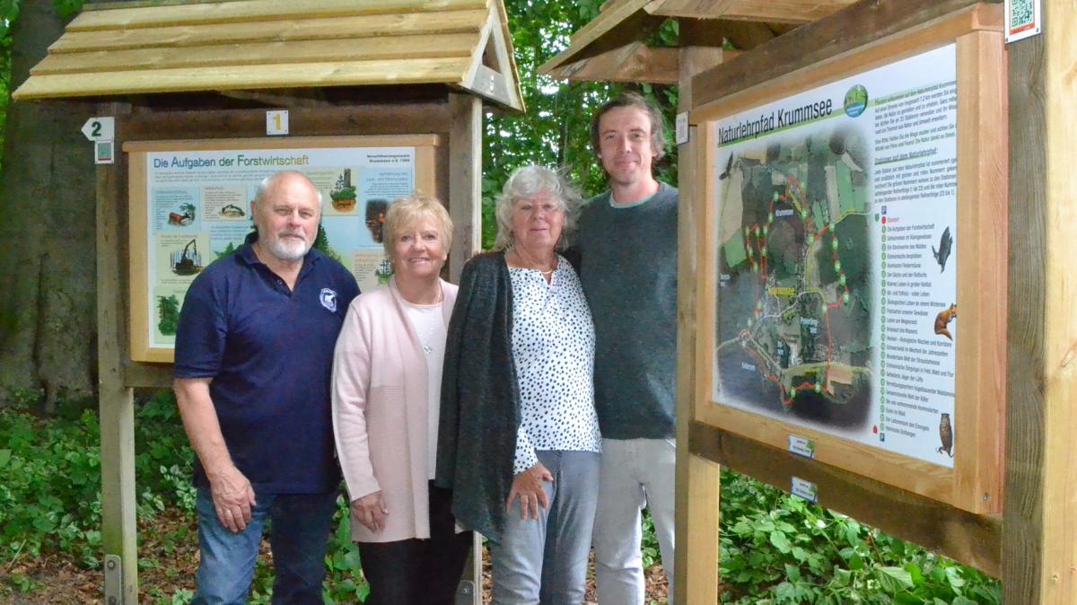 Die Wanderung um den Krummsee ist jetzt noch attraktiver