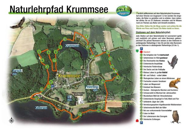 Die Wanderung um den Krummsee ist jetzt noch attraktiver