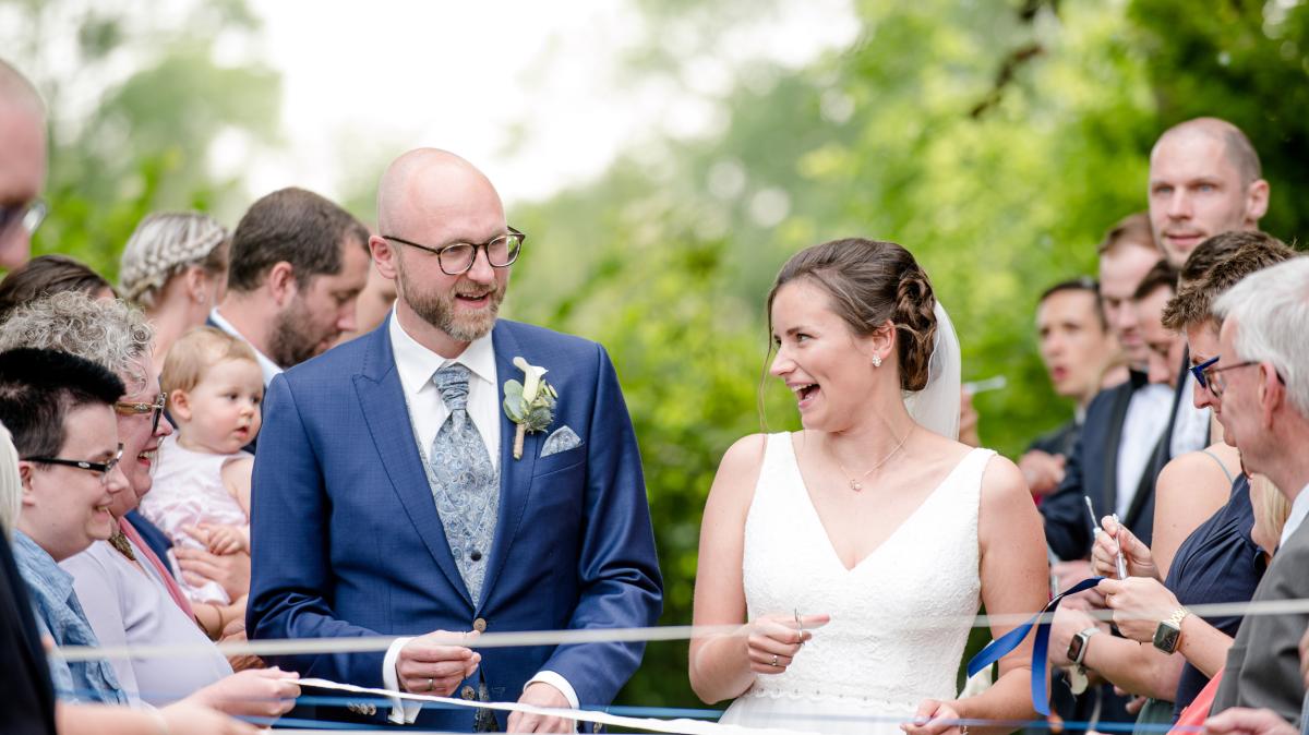 Anne und Matthias Lutze aus Itzehoe feiern nachhaltige Hochzeit