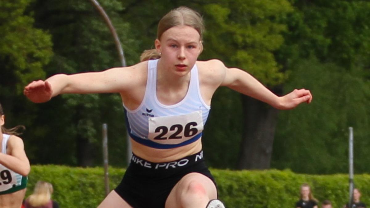 Norddeutsche Meisterschaft: Mara Hermes knackt den Hürdenrekord