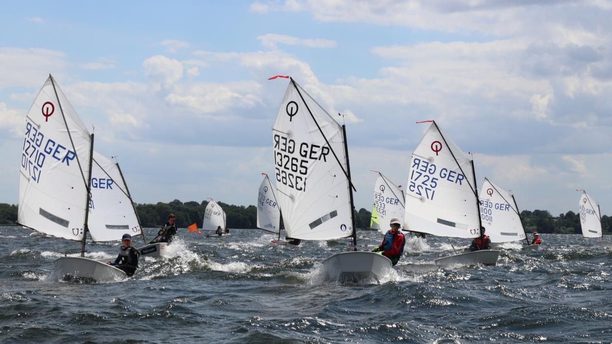 Segeln: Opti-Feva-Cup auf dem Wittensee mit nur einem Regattatag