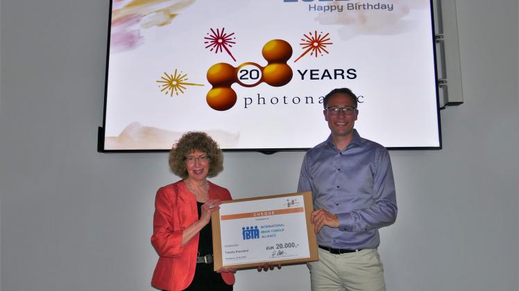 Pinneberg: Spende für die International Braintumour Alliance