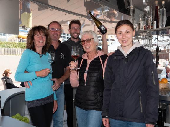 Winzerfest Sylt auf der Kurpromenade in Westerland eröffnet