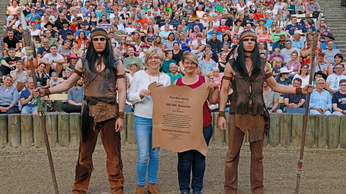 Jubiläums-Gast bei Karl-May-Spielen in Segeberg gewinnt Urlaub