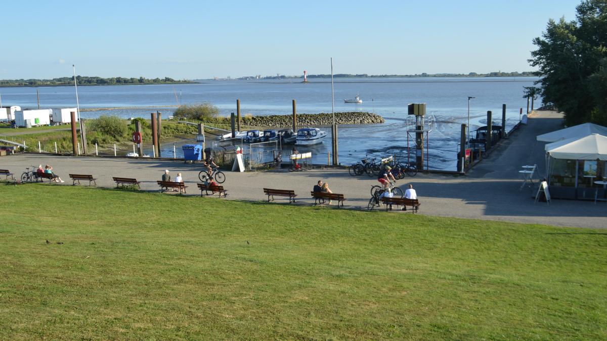 Sanierung: 1,3 Millionen Euro für den Hafen von Kollmar.