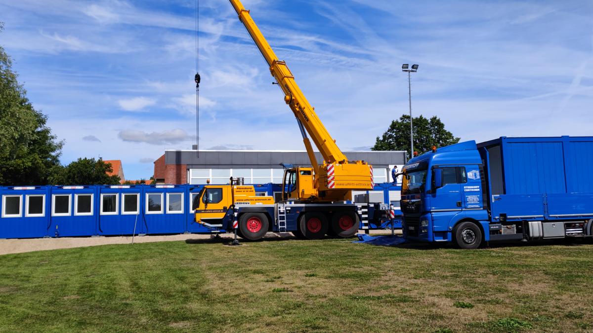 Unterricht ab Montag in Containerklassen
