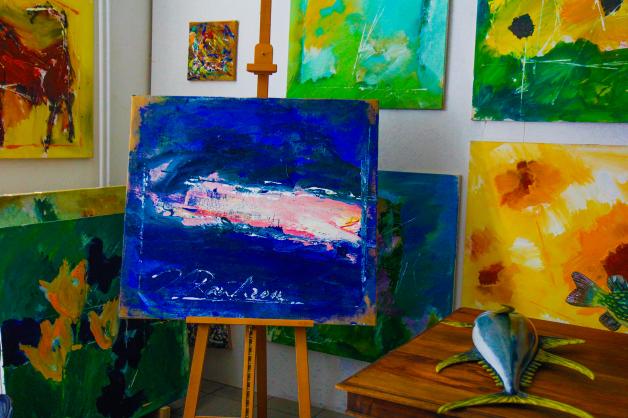 Kunsthändler Marcus Stempfle zeigt seine Galerie