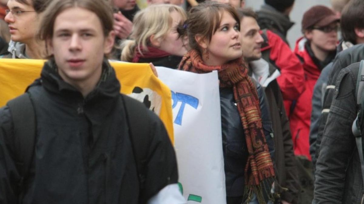 Osnabrücker Studenten protestieren gegen Missstände in der Bildung