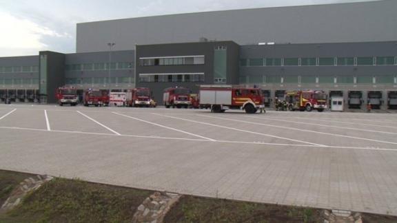 Brand im Adidas-Logistikzentrum in Rieste | NOZ