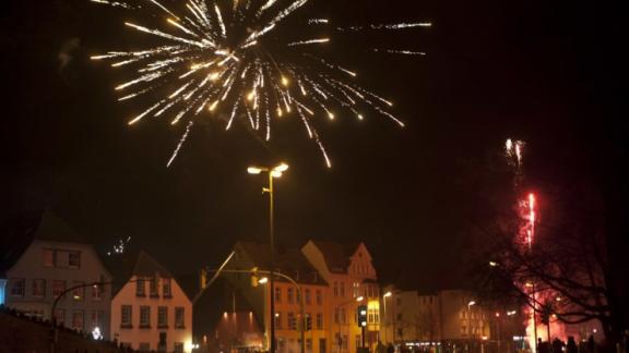 Feuerwerk über Osnabrück