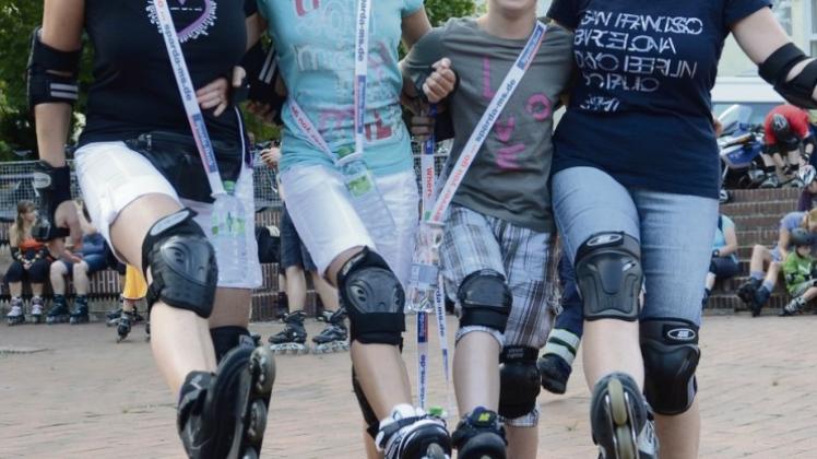 Inliner rollen zum letzten Mal in diesem Jahr durch Osnabrück | NOZ