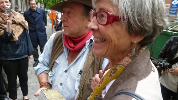 "Stolpersteine" für Felix Nussbaum und Felka Platek